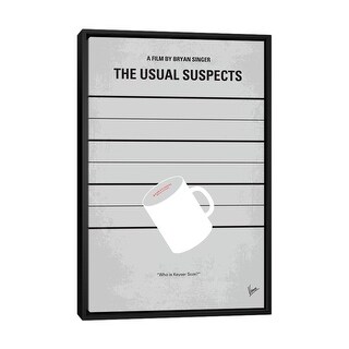 iCanvas "The Usual Suspects Minimal Movie Poster" by Chungkong Framed Canvas Print - Bed Bath ...